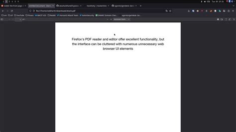Created A Script That Turns A Firefox Profile Into A Standalone Pdf