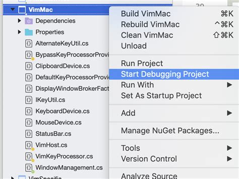 MacOS Guide VsVim VsVim Wiki GitHub