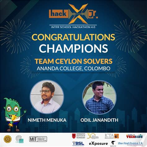Odil Janandith On Linkedin We Won First Place In Hack X Jr 2021