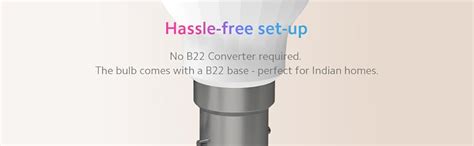 Mi Led Smart Color Bulb B22 16 Million Colors 11 Years Long Life