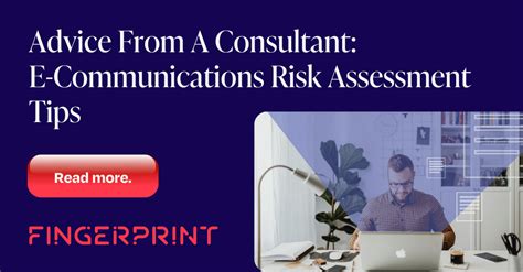 Advice From A Consultant E Communications Risk Assessment Tips