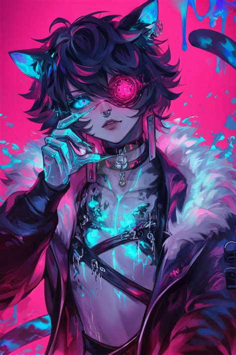 cyber meow by dyizai on deviantart