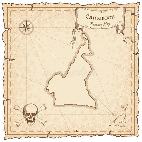 Cameroon Hand Drawn Map Stock Vector Illustration Of Politics 133415244