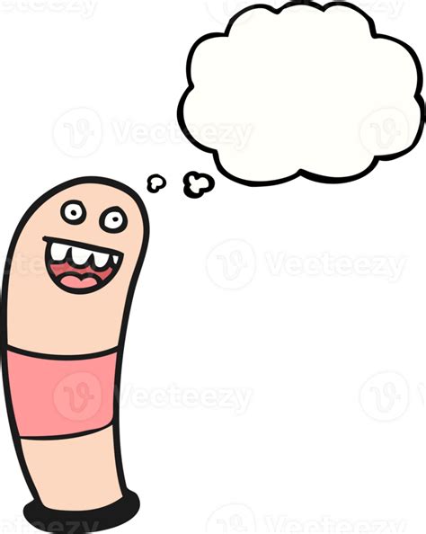 Thought Bubble Cartoon Worm 36362259 Png