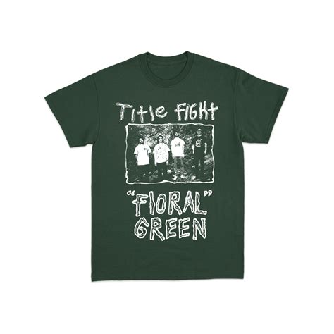Floral Green Promo T Shirt