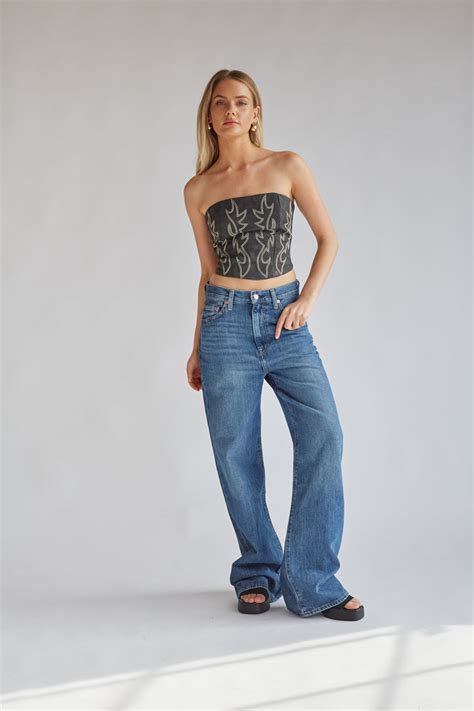 Jesse Strapless Faux Leather Western Corset • American Threads Womens