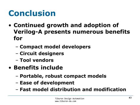 ppt developing and releasing compact models using verilog a