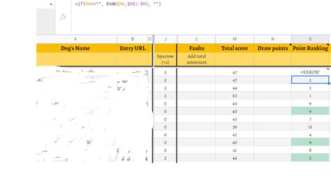 Adding Value To Ranked Cells Rank Function In General Rsheets
