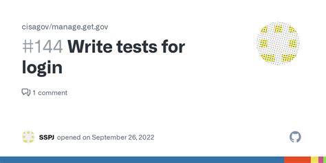 Write Tests For Login Issue 144 Cisagov Manage Get Gov GitHub
