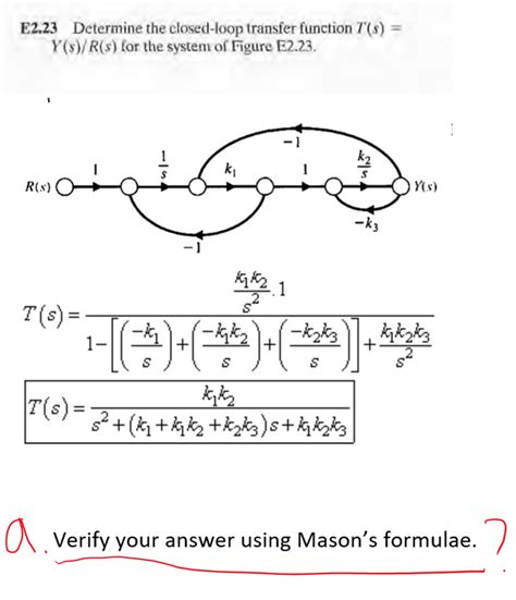 solved determine the closed loop transfer function t s