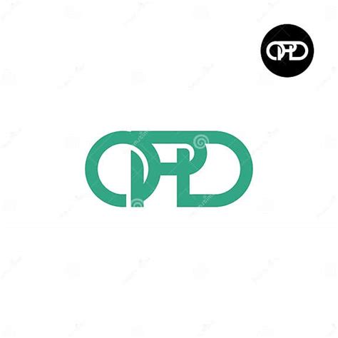 Opd Logo Letter Monogram Design Stock Vector Illustration Of Brand