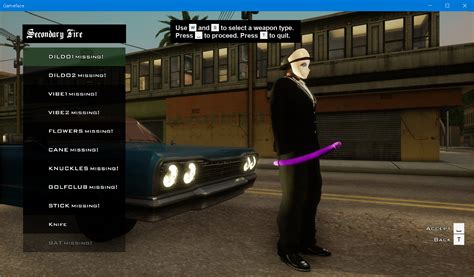 3DM Mod站侠盗猎车手系列 Grand Theft AutoGTA GTADE最终版SA菜单选择武器CLEO获得全部武器