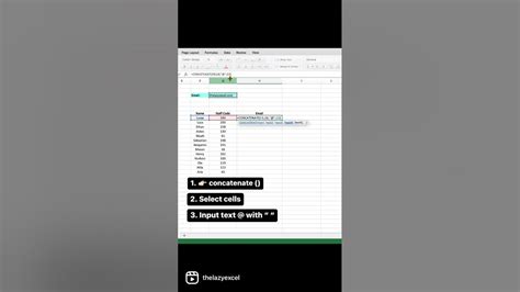 🧐how To Combine Text From Different Cells 👉🏻 Use Concatenate Or