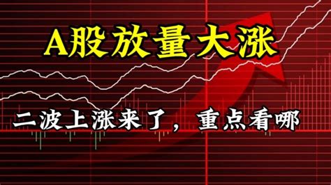 A股放量大涨成交21306亿，二波上涨来了，哪些是重点？ Youtube