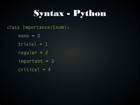 Enum Coding Guidelines Ppt