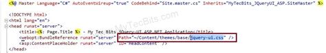 Jquery Ui With Asp Net Step By Step Instruction My Tec Bits