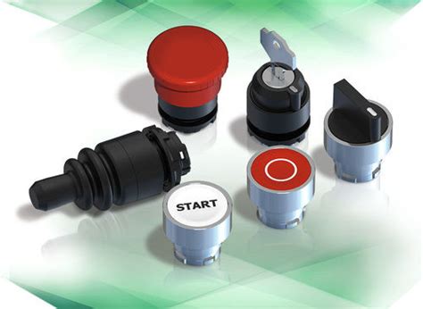 Push Buttons Led Lamps On Off Switches Joysticks Potentiometers Etc Color Black At Best