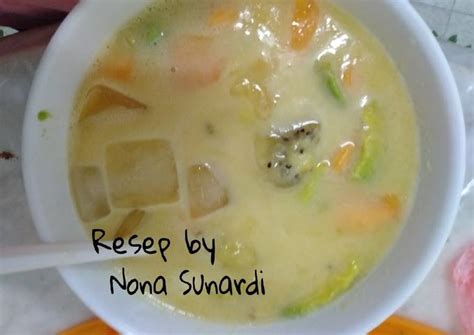 Resep Es Buah Tanpa Gula Simple Oleh Nona Meyhao Cookpad