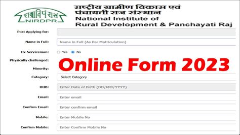 Panchayati Raj Young Fellow Recruitment 2023 Notification Released For