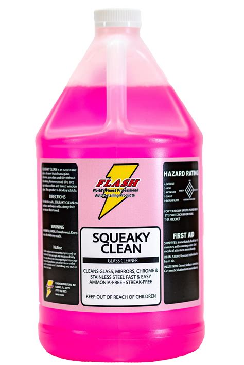 Flash Squeaky Clean Glass Cleaner Flash Auto Detailing Products