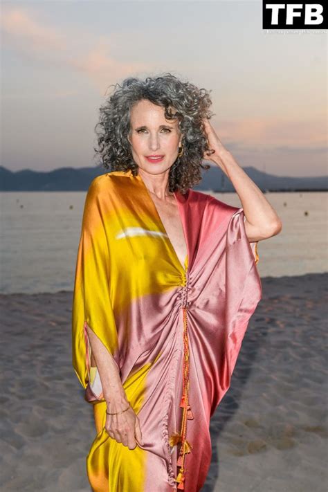 Andie Macdowell Shows Her Pokies At The Loreal Paris Lights On Women