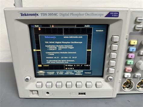 Tektronix Tds3054c 4ch Dpo Oscilloscope 500mhz 5gs S Ebay