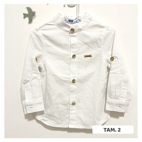 Camisa Branca Tamanho 2 Oliver Jr Meninos Shopee Brasil
