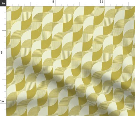 Mini Cheat Quilt In Wheatfield White Fabric Spoonflower