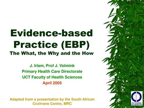 PPT Understanding Evidence Based Practice The Essentials PowerPoint Presentation ID