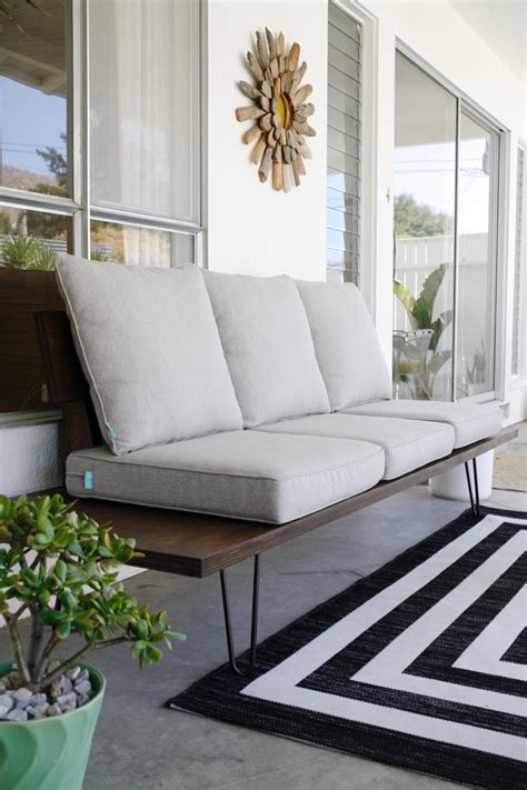 DIY Plywood Outdoor Couch SUBURBAN POP