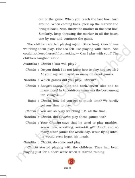 Ncert Book For Class 3 Evs Chapter 16 Games We Play Indcareer Schools