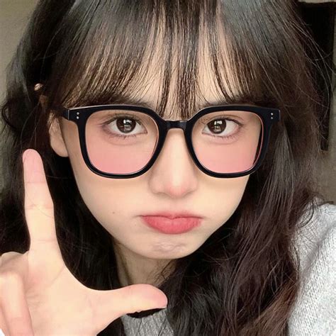 New Blush Gradient Glasses For Womens Plain Fashion Decoration Pink