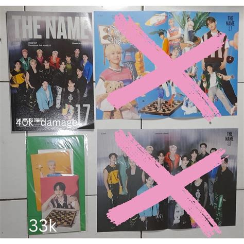 Svt Photobook The Name 17 Seventeen Pob Scoups Seungcheol Hoshi