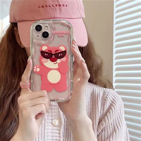Sunglasses Lotso Bear Phone Case Compatible For Iphone 15 14 Pro 11 12