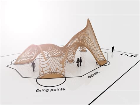 Lotus Pavilion Conceptual Architecture Project Biomimicry Architecture Parametric
