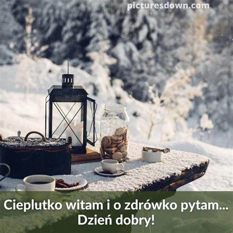 Dzień dobry w środę kartka zima za darmo picturesdown