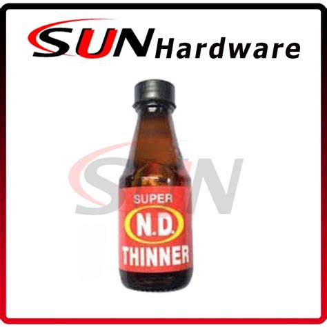 Jual Thinner Nd Super Cairan Pengencer Cat Thiner Tinner Tiner Botol