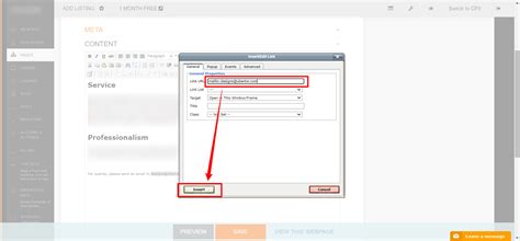 How Do I Add A Link To An Email Address In My Ubertor Website