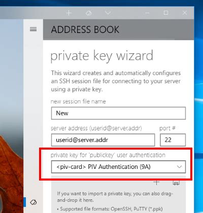 Using PIV Smart Cards For SSH Public Key Authentication YubiKey