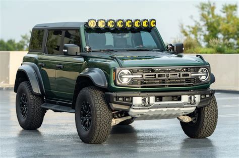 This 2022 Ford Bronco Raptor In Eruption Green Is Bling Bling On Wheels