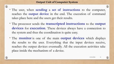 Computer Components Cpu Memory Unit Input Unit Output Unit Pptx
