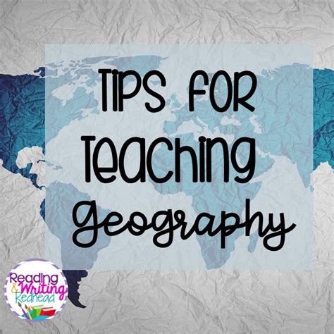Reading And Writing Redhead Tips For Teaching Geography