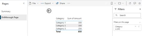 Refreshing The Browser Clears Out Drillthrough Fil Microsoft