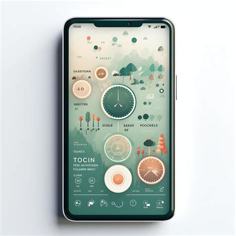 Premium Ai Image Mobile App Layout Design Of Allergy And Asthma Tracker Practical And