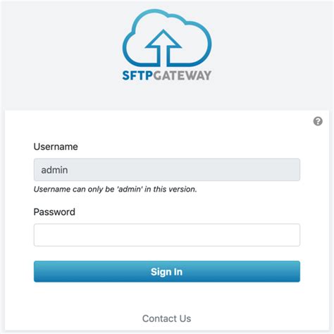 Initial Configuration · Sftp Gateway Support