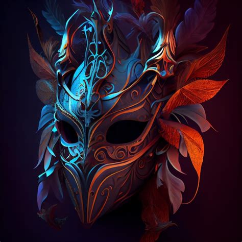 Premium Photo Face Cover For Party Masquerade
