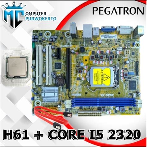 Jual Paket Motherboard Intel Lga 1155 H61 Oem Processor Core I5 Sandy