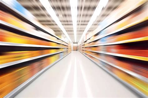 Premium Ai Image Department Store Blurred Background Generative Ai Design