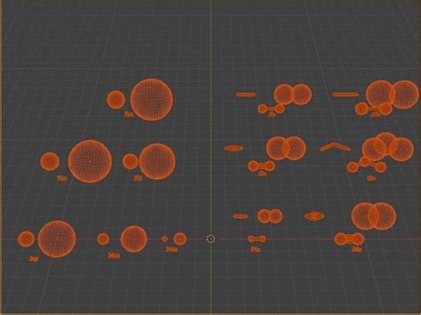 3d Molecular Models Of Gaseous Monatomic Molecules Free Vr Ar Low