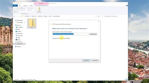 Zip Datei Entpacken Windows Tutorial